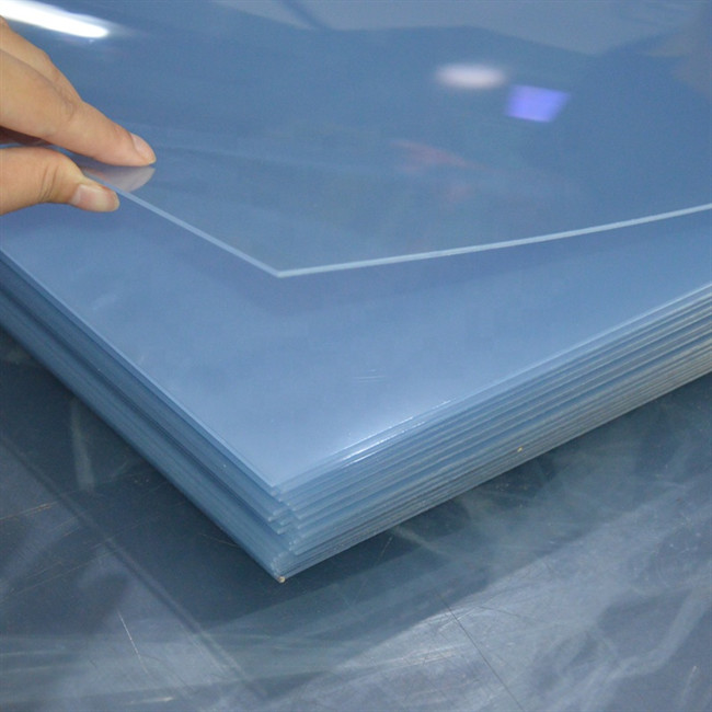0.3mm 0.5mm Transparent Rigid PVC Sheet 4x8 Ft Plastic Sheet